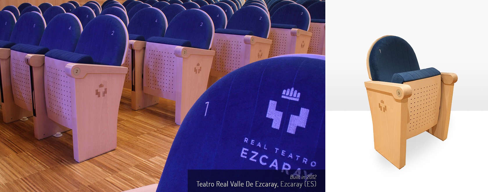 Theatre seating SOCRATES | Theatre classical design seats